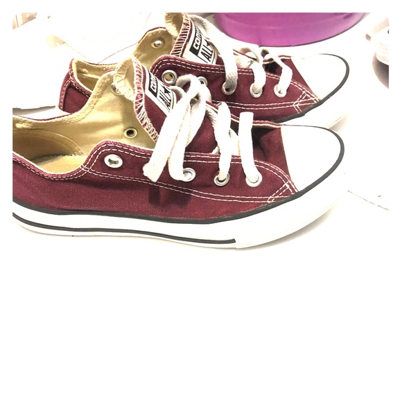 Converse | Shoes | Maroon Converse | Poshmark